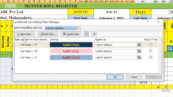 How To Make Automated Attendance Sheet In Excel?